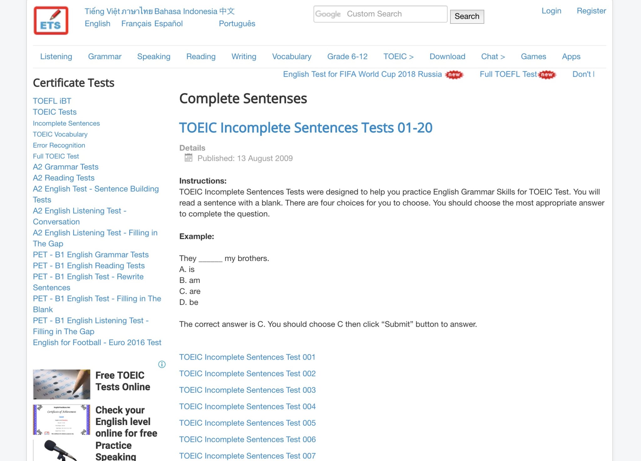 【TOEIC 問題集】無料でたくさん問題が解けるおすすめサイト14選 | Ingwish